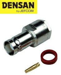 【楽天市場】DENSAN（デンサン/ジェフコム） BNC型ジャック 2個入 LBNC-J5DS：ケンチクボーイ