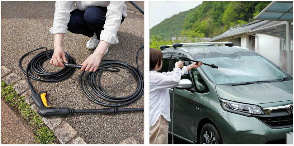 【楽天市場】京セラ（旧リョービ） 高圧洗浄機 AJP-1430SP [自吸機能付/8m延長高圧ホース付]：ケンチクボーイ