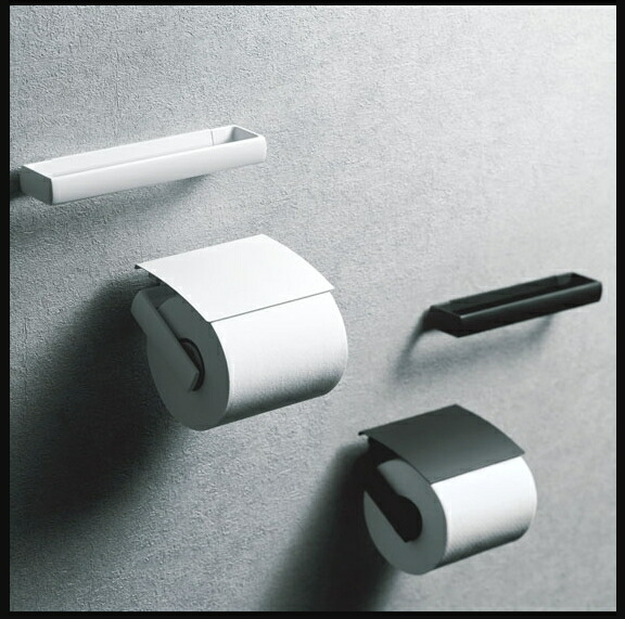 【楽天市場】KAWAJUN（カワジュン） 静音タイプペーパーホルダー SC-483-003（マットブラック）：ケンチクボーイ