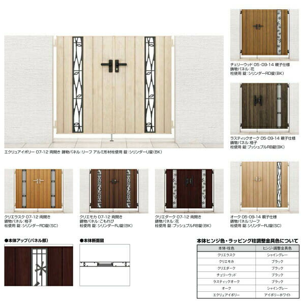 【楽天市場】門扉 リクシル 開き門扉AA TS2型 縦桟 片開き 08-12/08-14 埋込使用 W800×H1200/1400mm LIXIL 開き門扉 リフォーム：建材百貨店
