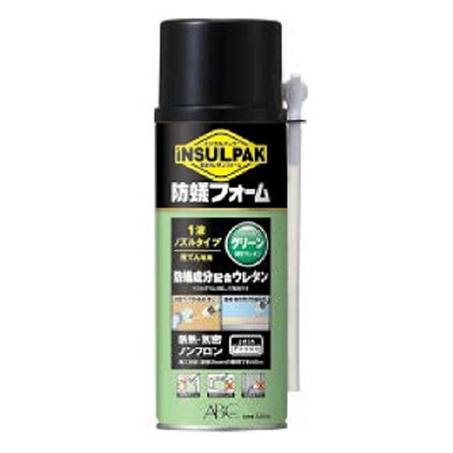 【楽天市場】ABC商会 防蟻フォーム グリーン 435ML IBF：建材商人 楽天市場店
