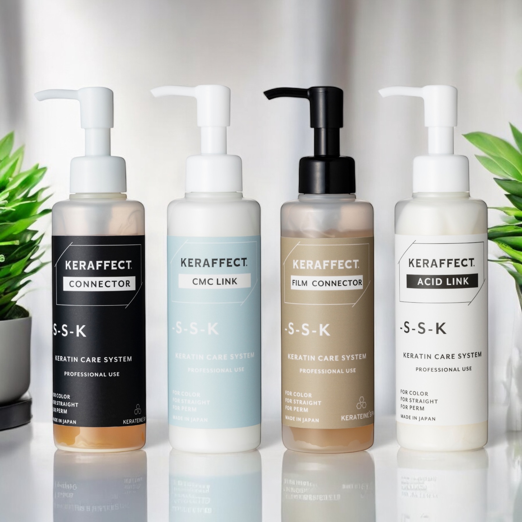 【メーカー公式ショップ】KERAFFECT ケラフェクトコネクター オリジナル活性ケラチン【KERATEINE SPW】配合 ホームケア トリートメント処理剤 ダメージ補修 ケラチン原液