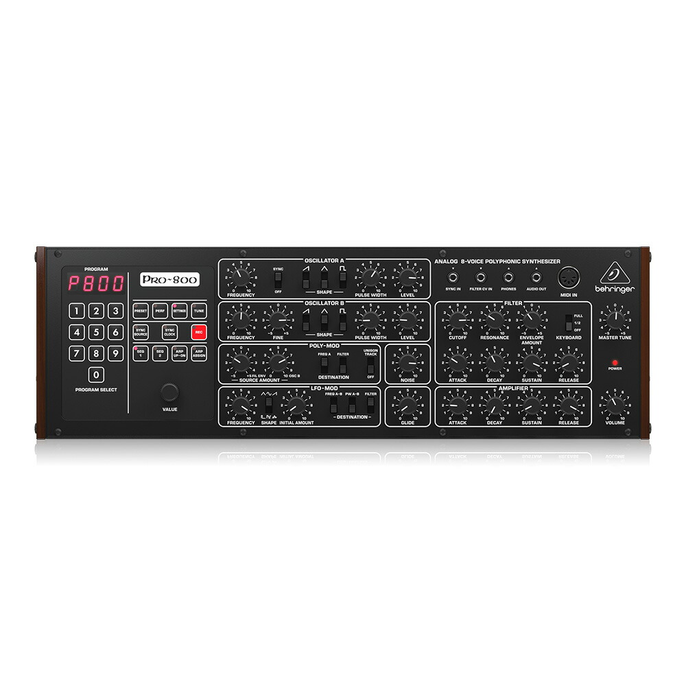【楽天市場】BEHRINGER PRO-800 アナログ8ボイスポリフォニックシンセサイザー：MUSICLAND KEY 心斎橋店