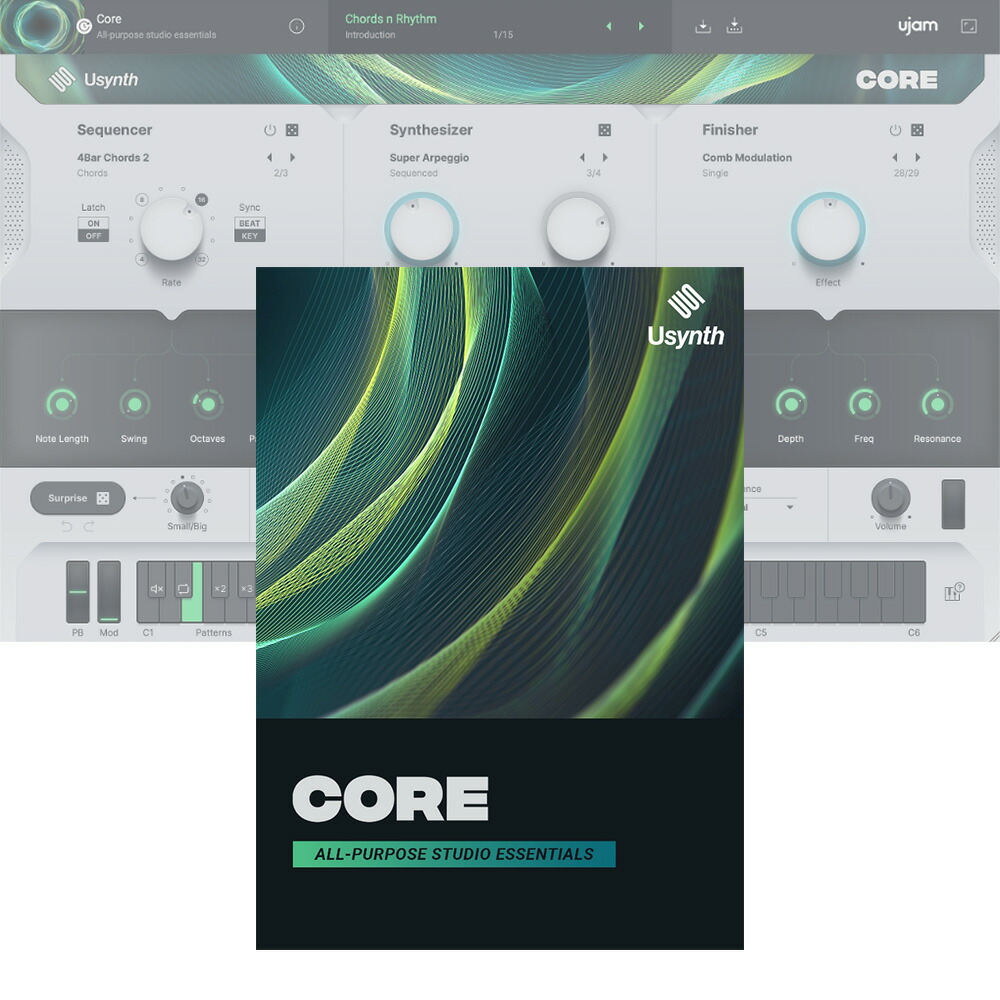 【楽天市場】UJAM Usynth CORE 【ダウンロード版/メール納品】：MUSICLAND KEY 心斎橋店
