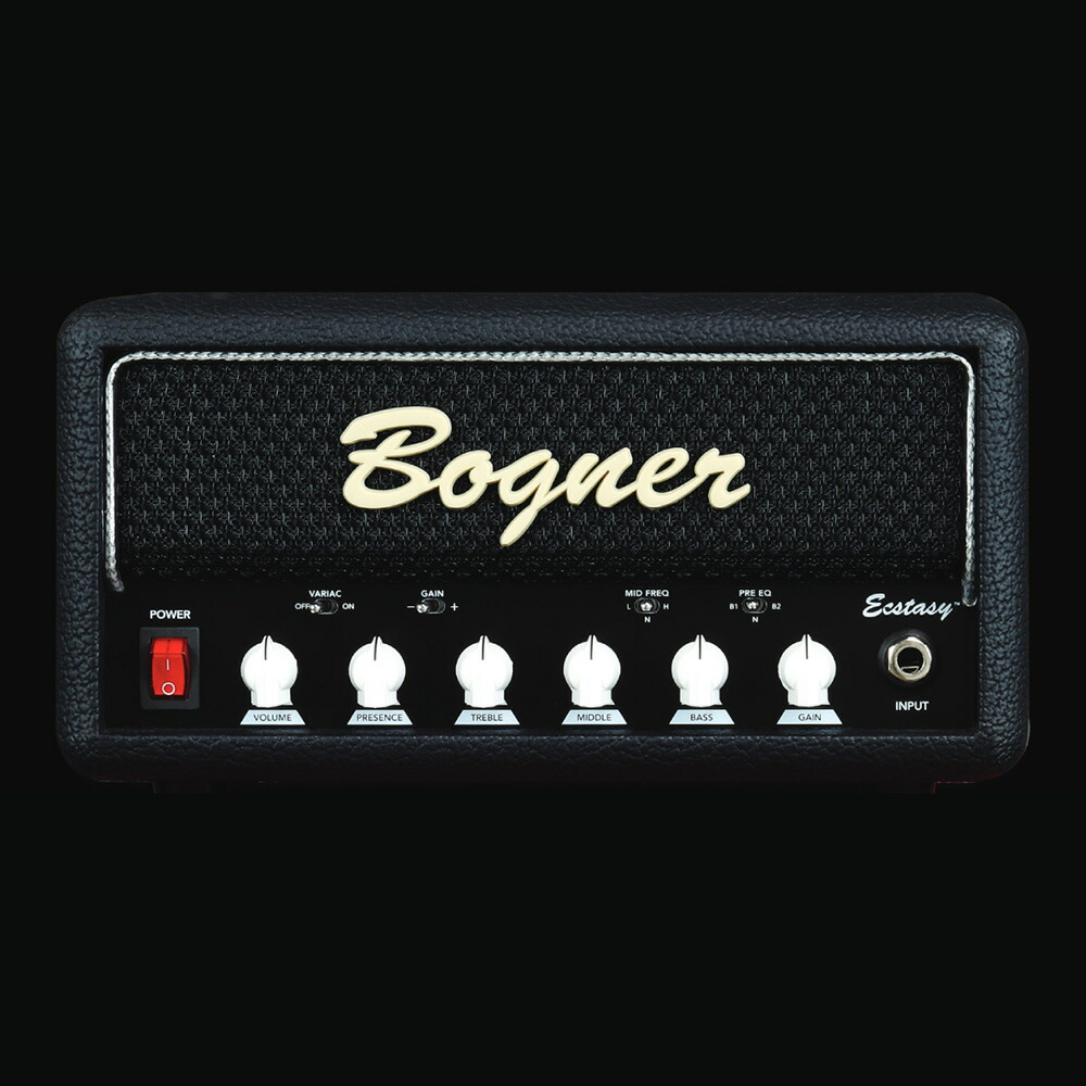【楽天市場】Bogner Ecstasy Mini Head Custom Color Black Tolex/Black Grill ...