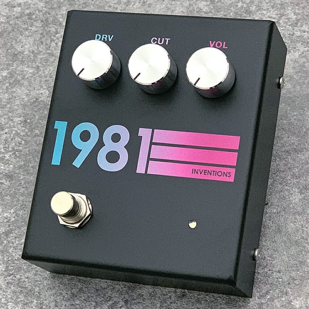【楽天市場】1981 Inventions DRV (Black Hyperfade) プリアンプ/ディストーション・ペダル ...