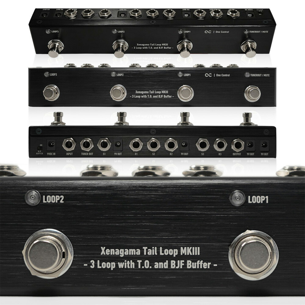 【楽天市場】One Control Xenagama Tail Loop MKIII - 3 Loop with T.O. and BJF ...