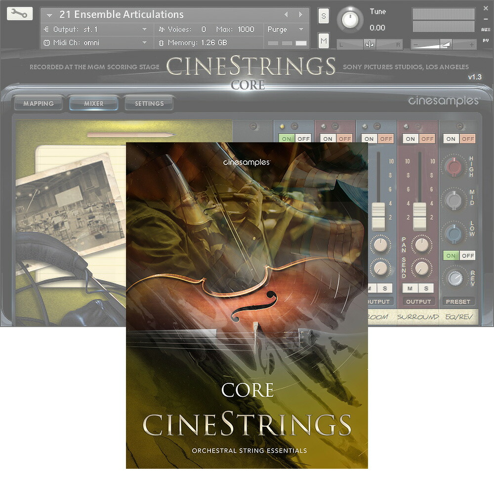 【楽天市場】Cinesamples CineStrings Core 【ダウンロード版/メール納品】：MUSICLAND KEY 心斎橋店
