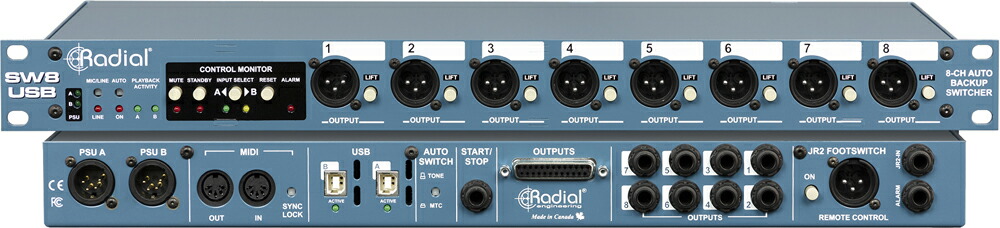 【楽天市場】Radial SW8-USB【国内正規輸入品】：MUSICLAND KEY 心斎橋店