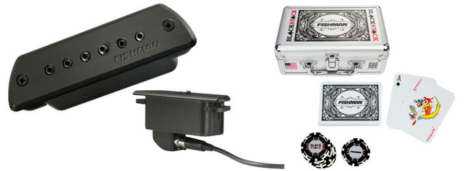 【楽天市場】FISHMAN Blackstack Passive Humbucking Pickup (PRO-BLK-STK) ブラックスタック サウンドホールピックアップ ...