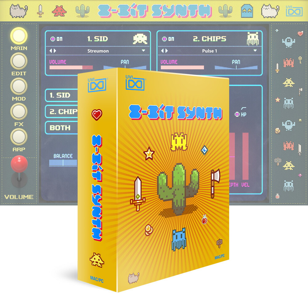 【楽天市場】UVI 8-Bit Synth [メール納品]：MUSICLAND KEY -楽器-