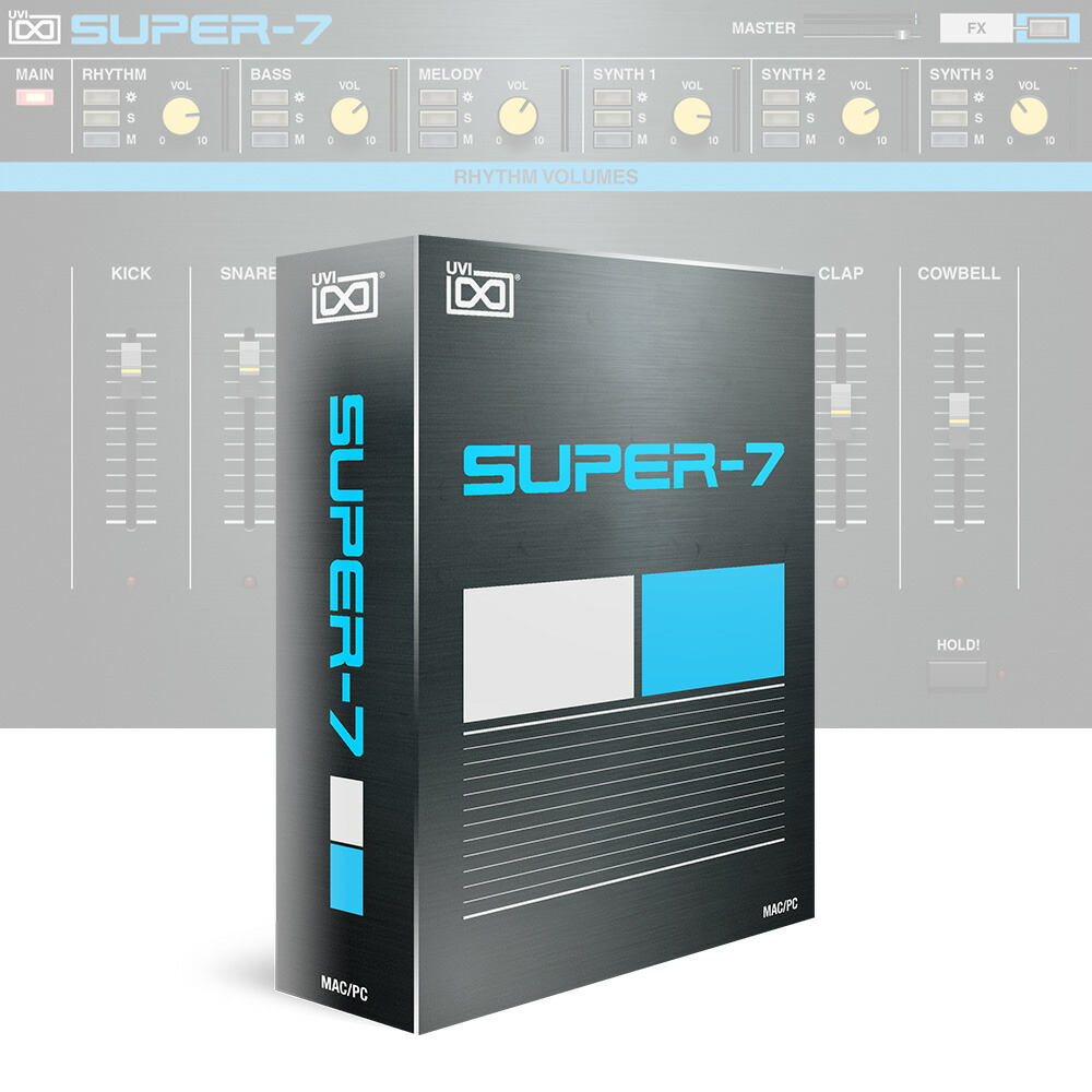 【楽天市場】UVI Super 7 [メール納品]：MUSICLAND KEY -楽器-