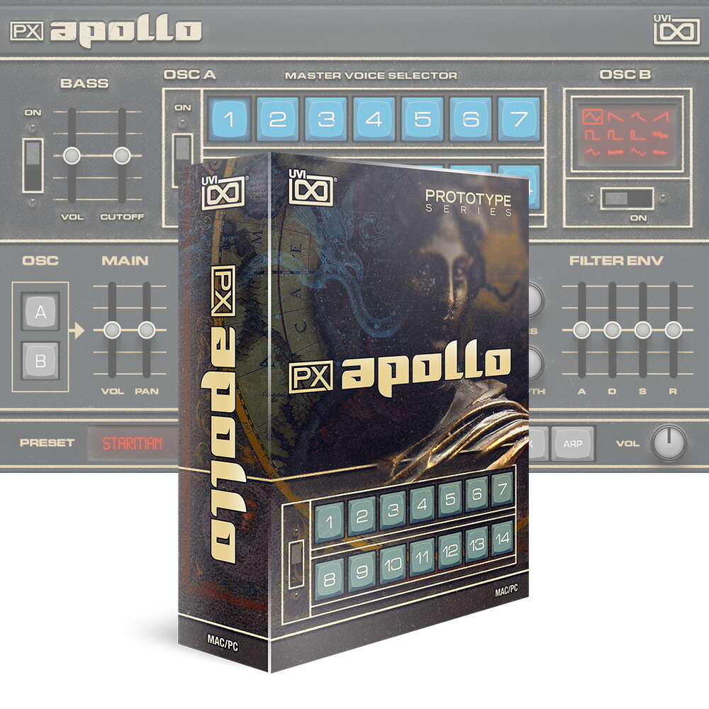 【楽天市場】UVI PX Apollo [メール納品]：MUSICLAND KEY -楽器-