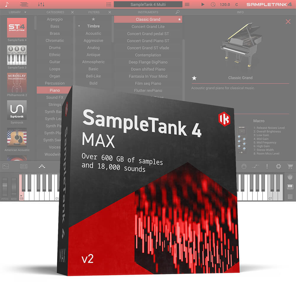 【楽天市場】IK Multimedia SampleTank 4 MAX v2 [メール納品]：MUSICLAND KEY -楽器-