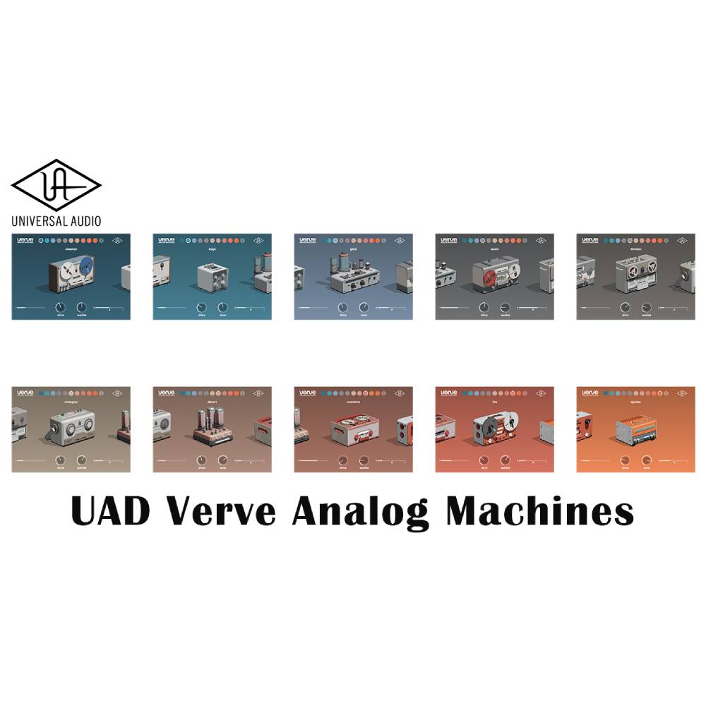 【楽天市場】UNIVERSAL AUDIO Verve Analog Machines [メール納品][メーカープロモーション 2/1まで ...