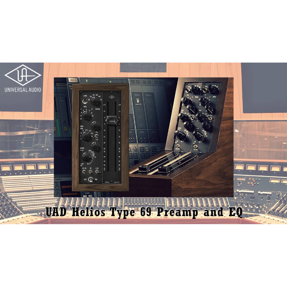 【楽天市場】UNIVERSAL AUDIO UAD Helios Type 69 Preamp and EQ Collection [メール ...
