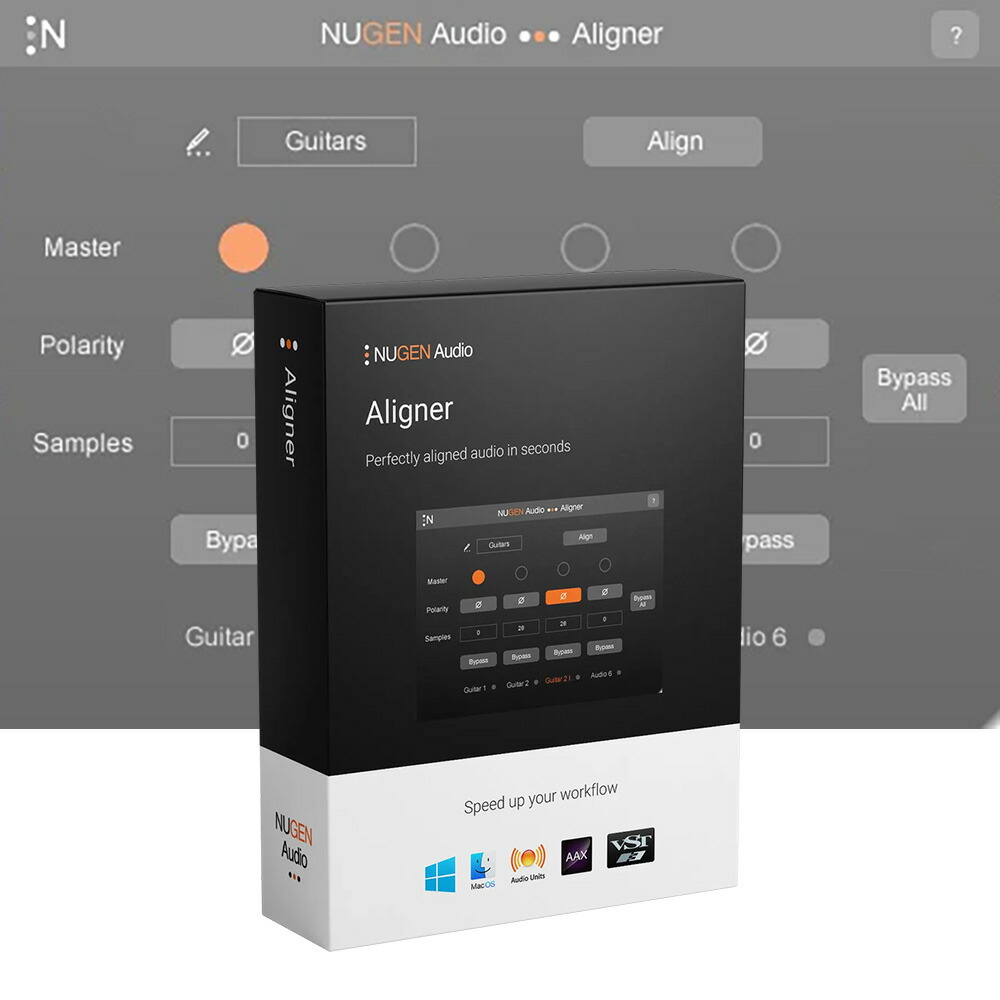 【楽天市場】NUGEN Audio Aligner [メール納品]：MUSICLAND KEY -楽器-