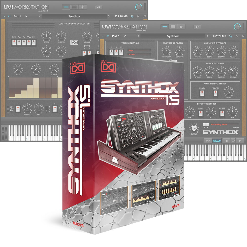 【楽天市場】UVI Synthox [メール納品]：MUSICLAND KEY -楽器-
