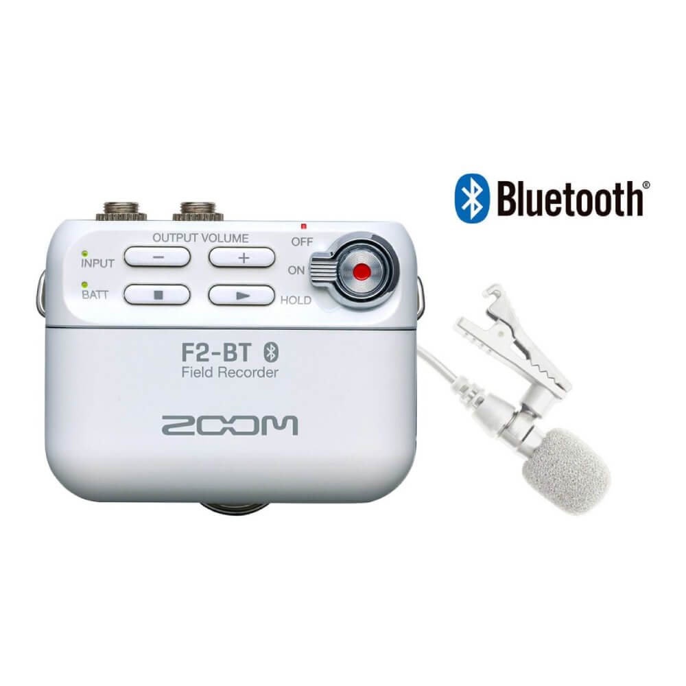 【楽天市場】ZOOM F2-BT/W (White) Field Recorder：MUSICLAND KEY -楽器-