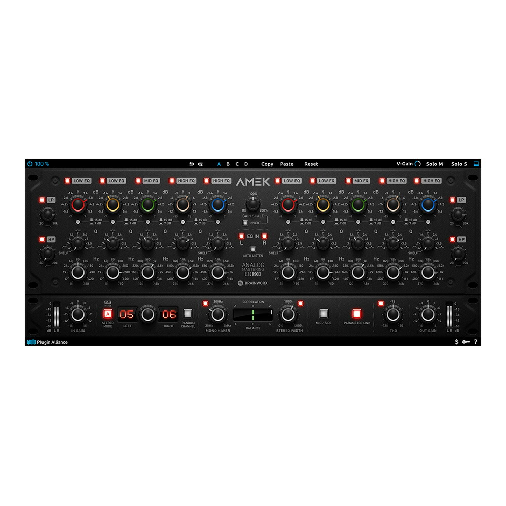 【楽天市場】Plugin Alliance AMEK EQ 200 [メール納品]：MUSICLAND KEY -楽器-