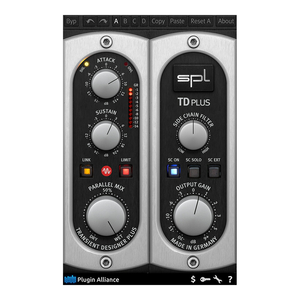 【楽天市場】Plugin Alliance SPL Transient Designer Plus [メール納品]：MUSICLAND KEY ...