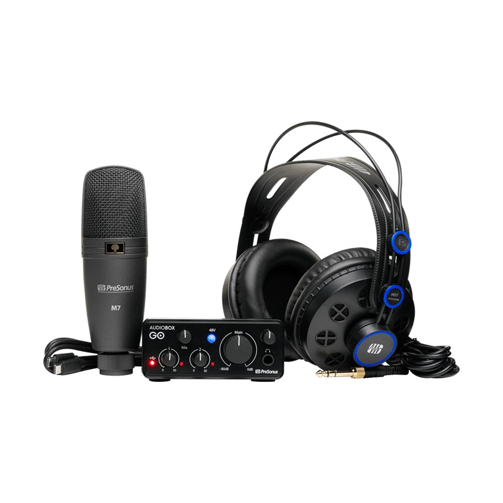 【楽天市場】PreSonus AudioBox GO Creator Bundle [メーカープロモーション 8/31まで ...