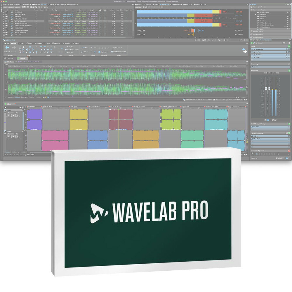 【楽天市場】steinberg WaveLab Pro 12 通常版（WaveLab/R）パッケージ版：MUSICLAND KEY -楽器-