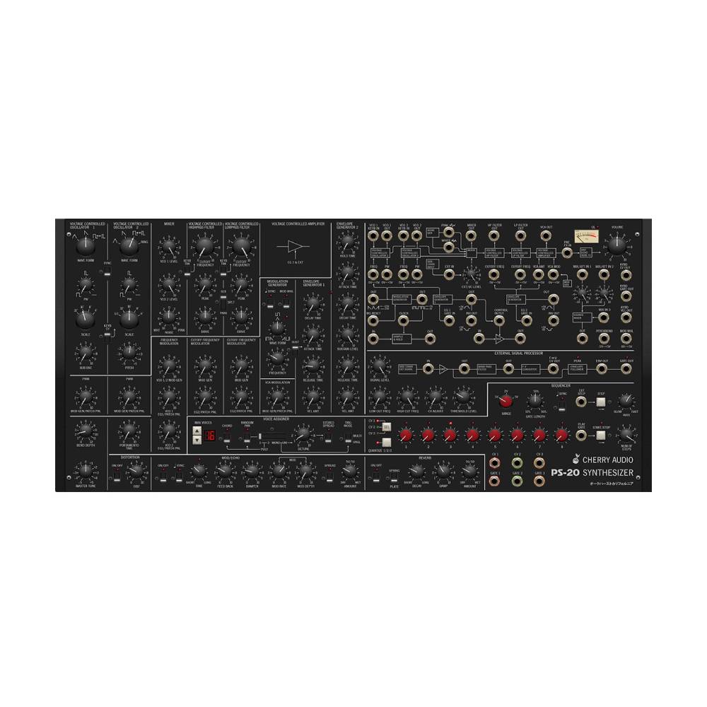【楽天市場】Cherry Audio PS-20 Synthesizer [メール納品]：MUSICLAND KEY -楽器-