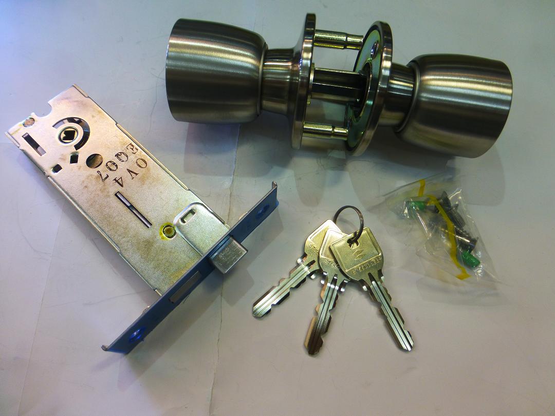 【楽天市場】MIWA 握り玉錠 U9HBZ-1LS （M-66) YKK B/S100 ドア厚25.5mm：鍵の森の館