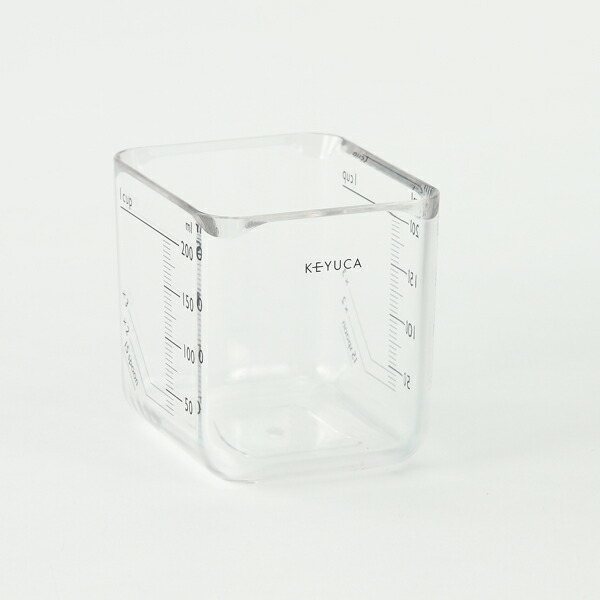 【楽天市場】【KEYUCA公式店】ケユカ monolim 計量カップ|おしゃれ デザイン シンプル ギフト かわいい プレゼント 四角 ...