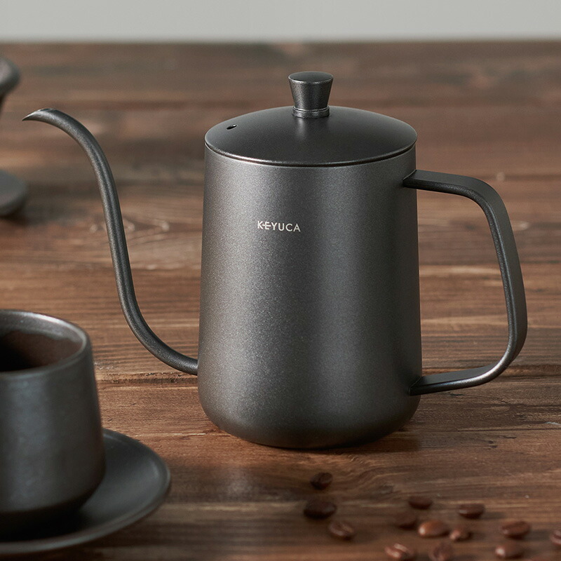 【楽天市場】【KEYUCA公式店】ケユカ DENK ドリップポット 600ml[コーヒードリップポット ステンレス 細口 ポット コーヒーポット 約4杯分 おしゃれ オシャレ シンプル 引越し ...