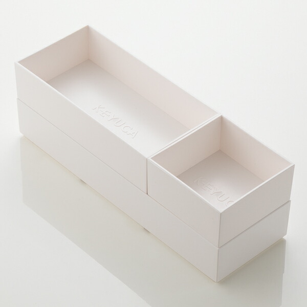 【楽天市場】【KEYUCA公式店】ケユカ BOX 8×24cm ナチュラルホワイトII|おしゃれ デザイン シンプル 白 ボックス かご ケース 小物入れ 日本製 カトラリー 収納 カトラリー ...