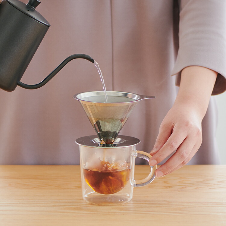 【楽天市場】【KEYUCA公式店】ケユカ Dom ダブルウォールマグカップ 230ml|コップ マグカップ 耐熱ガラス 電子レンジ対応 食洗器対応 無地 シンプル おしゃれ ダブルウォールマグ ...