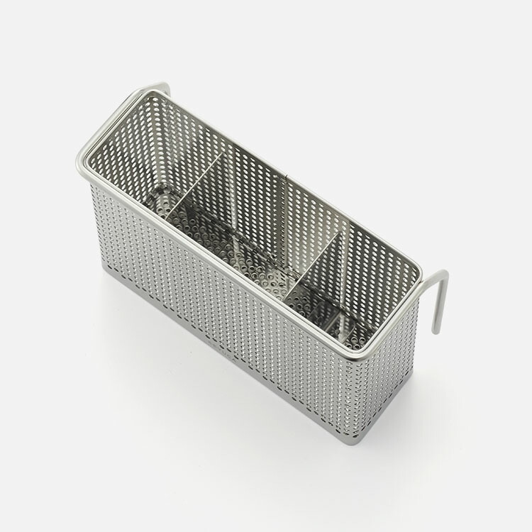 【楽天市場】【KEYUCA公式店】ケユカ colva カトラリーポケットL[ステンレス キッチン用品 水切りかご 水切りラック シルバー カトラリーポケット 水切りカゴ ステンレスカゴ 便利 ...