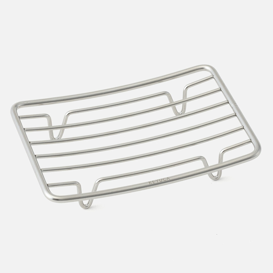 【楽天市場】【KEYUCA公式店】ケユカ Colmu ソープディッシュ[石鹸置き シンプル ステンレス バスグッズ お風呂グッズ 石鹸おき ...