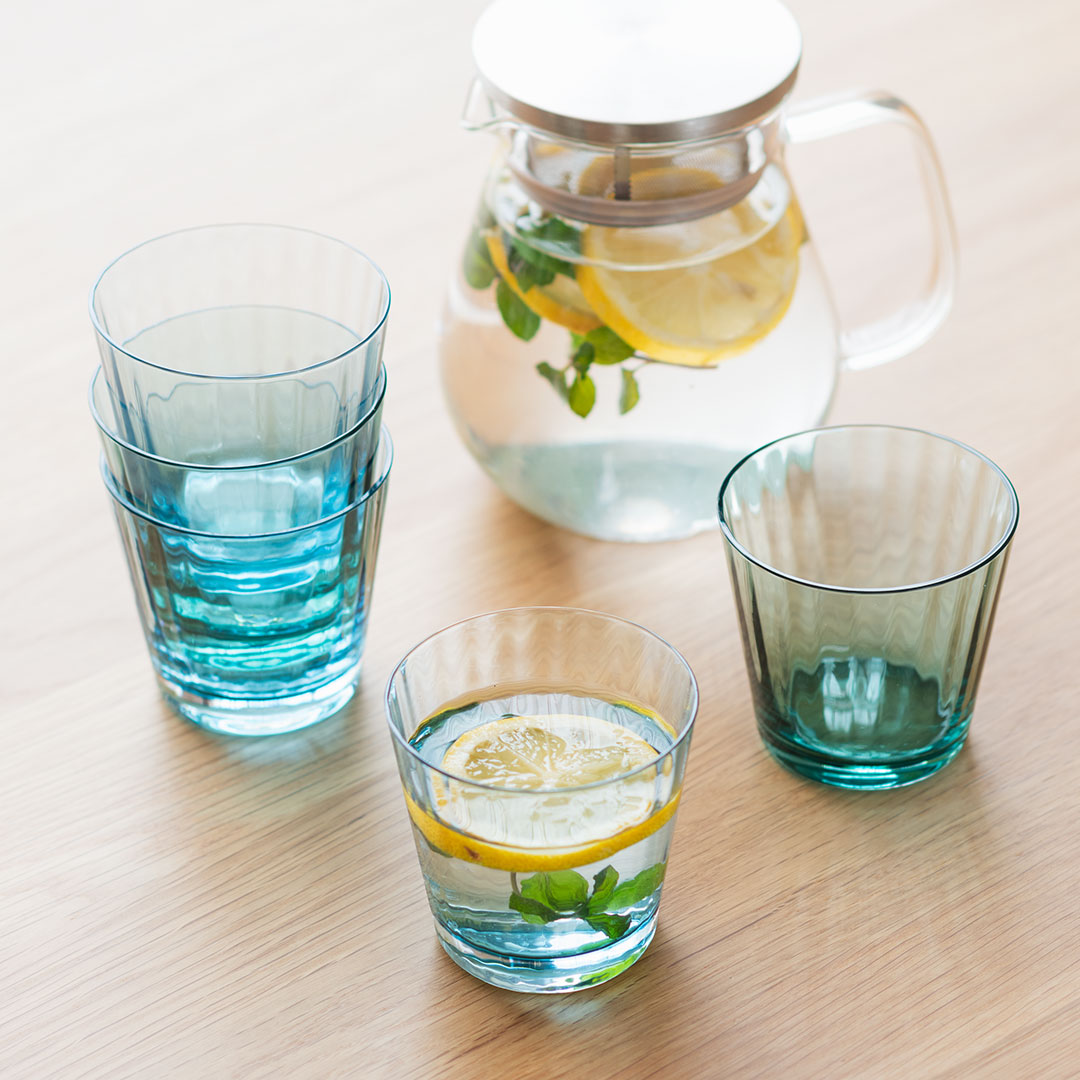 【楽天市場】【KEYUCA公式店】ケユカ picocaグラス 210ml [コップ ガラス ソーダガラス 涼しげ 爽やか コンパクト 食洗器対応 割れにくい]：KEYUCA