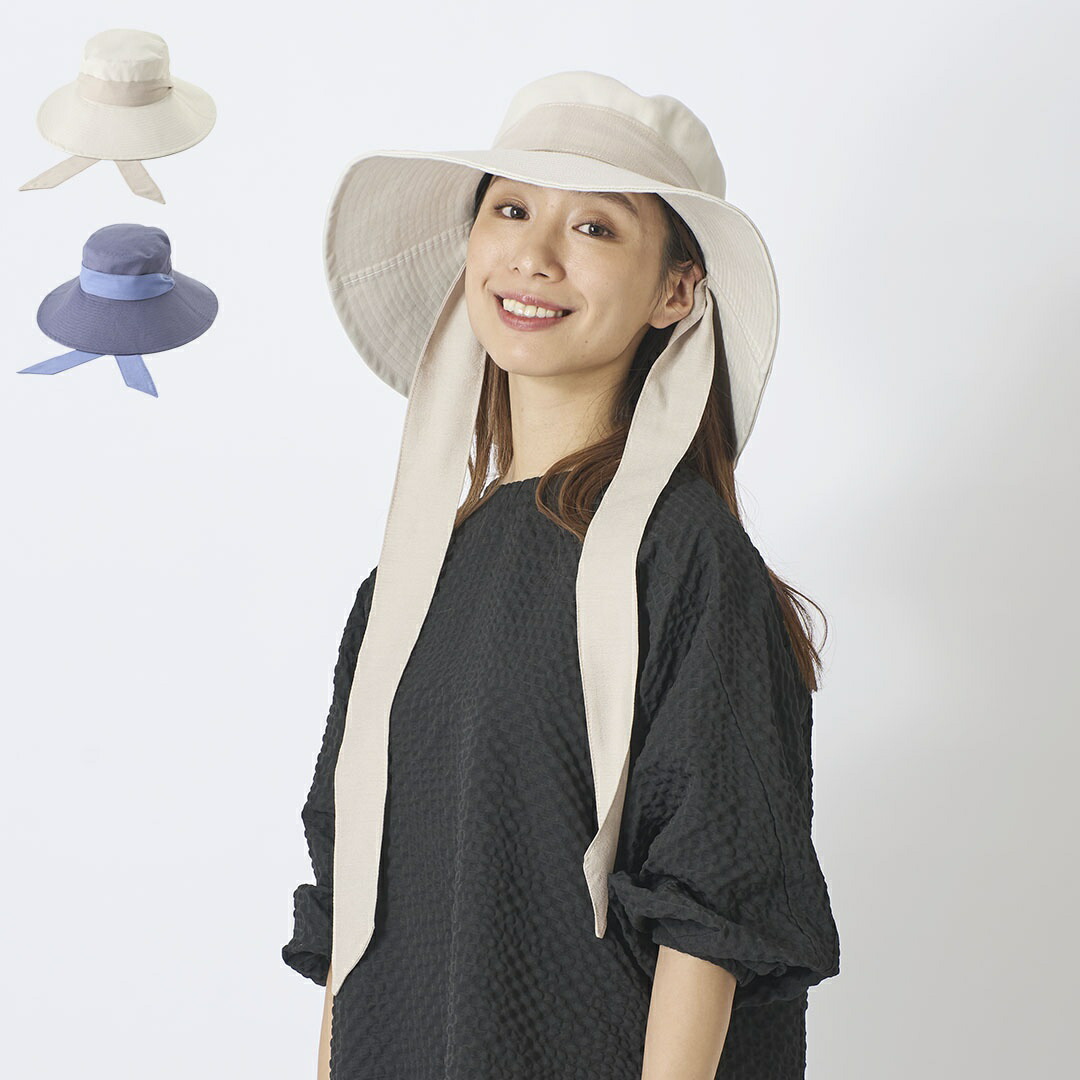 【楽天市場】【KEYUCA公式店】ケユカ 3WAYリボン付きツバ広ハット [レディース 帽子 アジャスター付き 吸水 速乾 UVカット シンプル おしゃれ]：KEYUCA