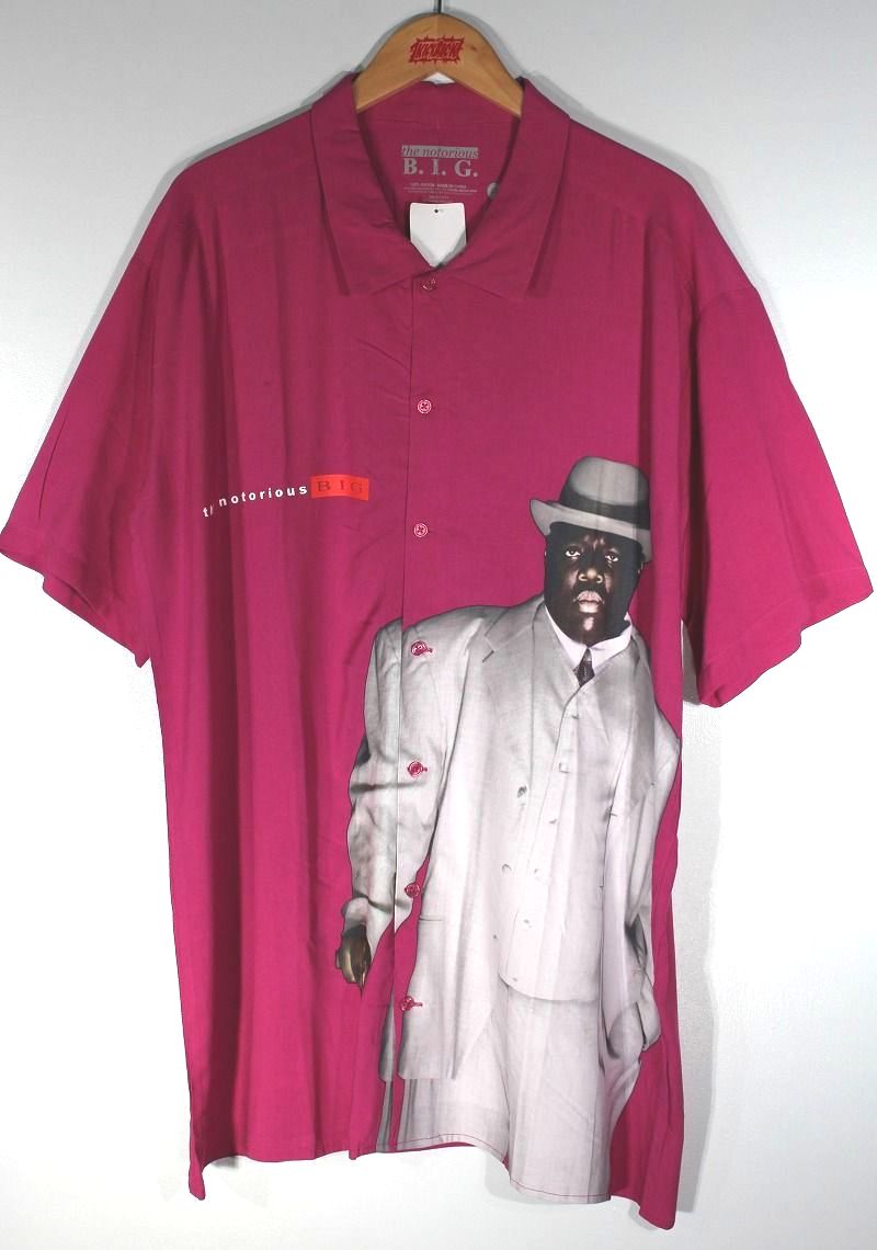 【楽天市場】NOTORIOUS B.I.G. / SS RAYON SHIRTS / pink：KICKBACK