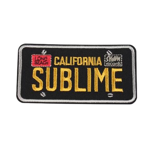 【楽天市場】SUBLIME / "LICENSE PLATE" PATCH：KICKBACK