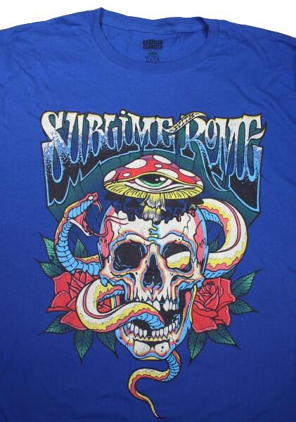 【楽天市場】SUBLIME (サブライム) / "SNAKE SKULL" Tee / royal blue：KICKBACK