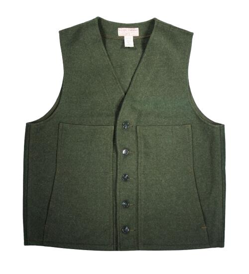 【楽天市場】USED!!! FILSON / MACKINAW WOOL WORK VEST (90'S) / green：KICKBACK