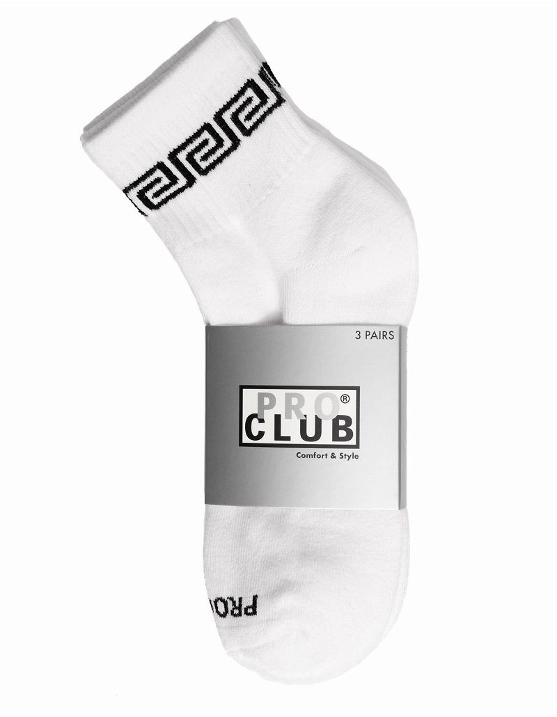 【楽天市場】PRO CLUB / LOGO ANKLE SOCK 3-PACK / white プロクラブ アンクルソックス：KICKBACK