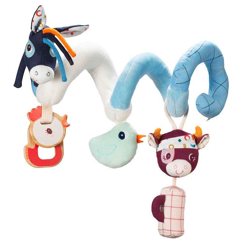 【楽天市場】ベビーカー ベビーベッド おもちゃ アクティビティスパイラル ファーム Lilliputiens リリピュション：キッズマーケット