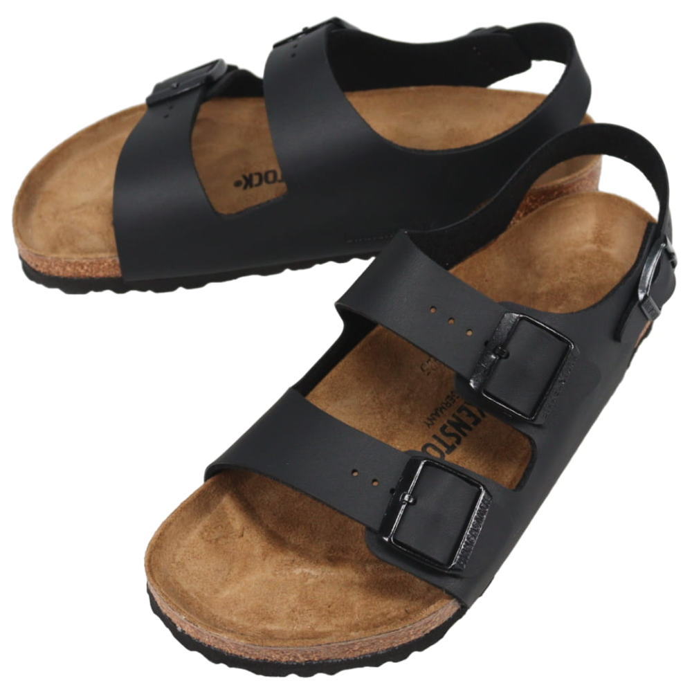 【楽天市場】ビルケンシュトック BIRKENSTOCK サンダル ミラノ MILANO ブラック 0034791 【GIOJ】：EBiSUYA ...