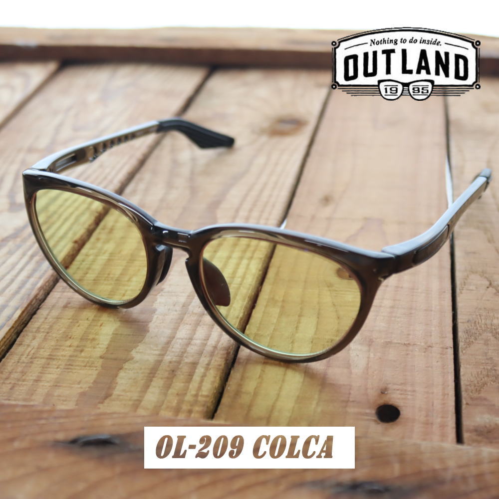 【楽天市場】アウトランド OUT LAND サングラス コルカ COLCA OL-209 CBR クリアブラウン【GIOM】：EBiSUYA ...