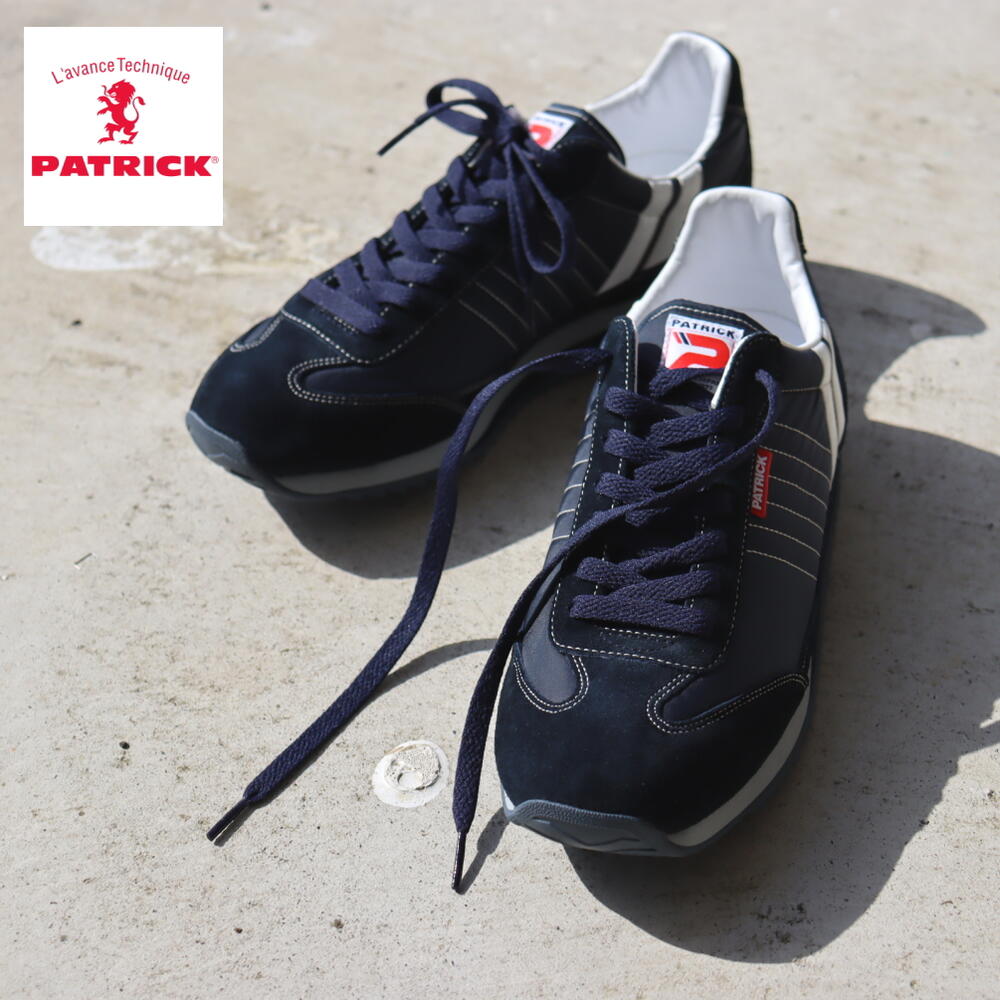 【楽天市場】【靴ひも通しサービス実施中】交換・返品 初回時送料無料（沖縄県を除く） パトリック スニーカー PATRICK マラソン MARATHON ブルーベリー BBERY 94802 ...