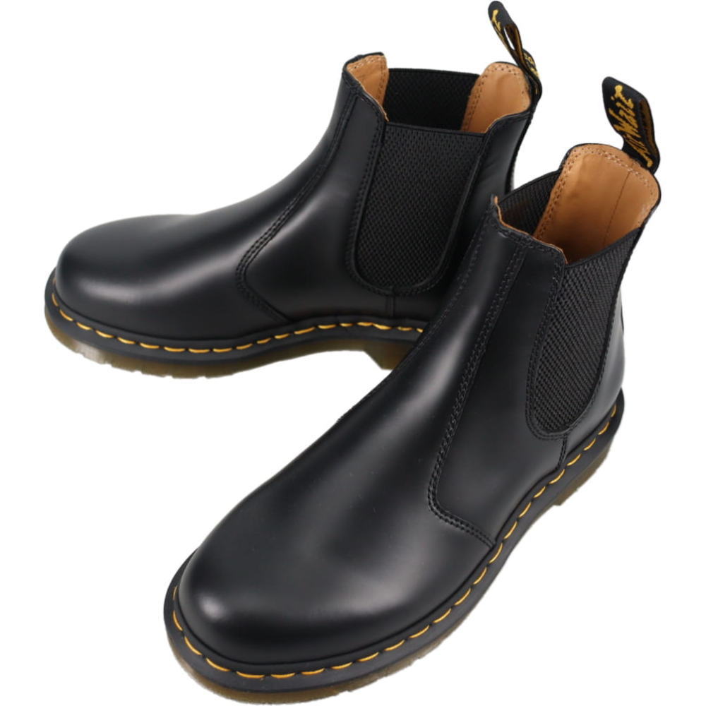 【楽天市場】交換・返品 初回時送料無料（沖縄県を除く）ドクターマーチン Dr.Martens 2976 YS チェルシーブーツ ブラック ...