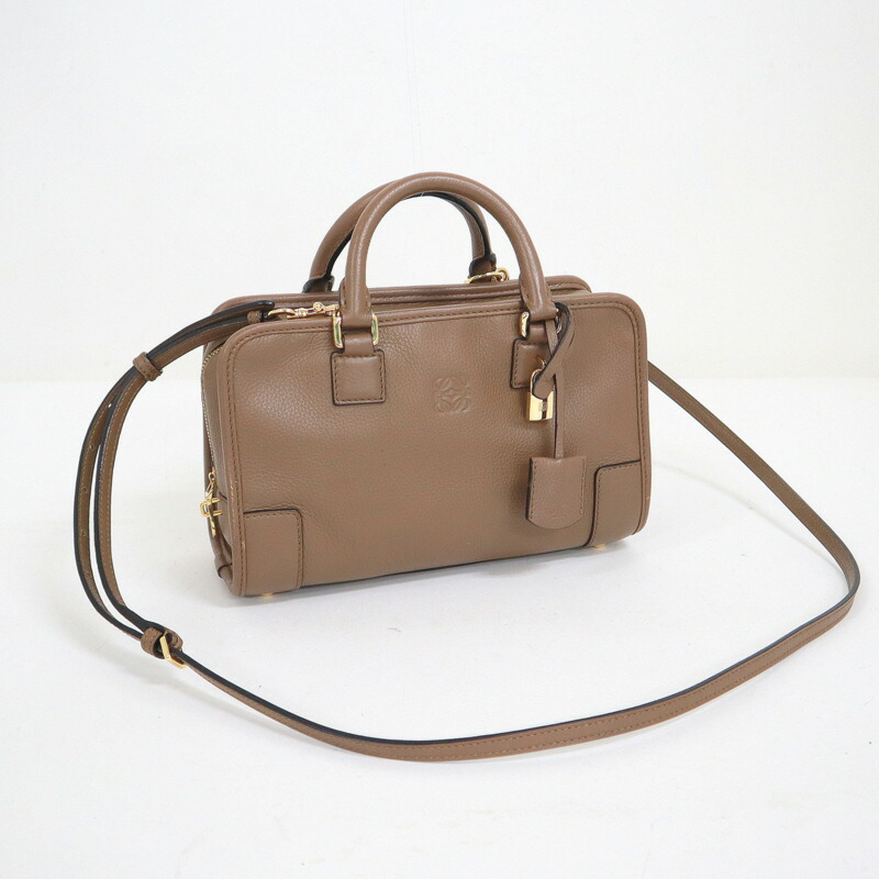 【楽天市場】【LOEWE】ロエベ アマソナ23 2WAYショルダーバッグ カーフスキン アナグラム エンボス【中古】【代金引換不可】/ok06128kw：Re-use store DREAM