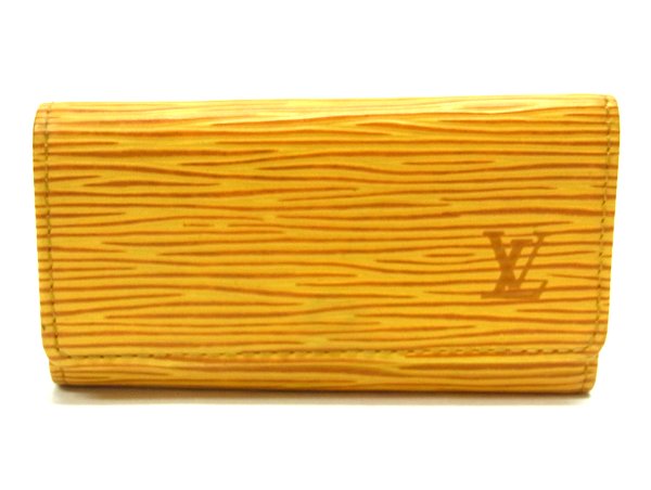 【楽天市場】【★送料込★】 LOUIS VUITTON ルイヴィトン 《エピ》 『ミュルティクレ4』 《タッシリイエロー×パープル ...