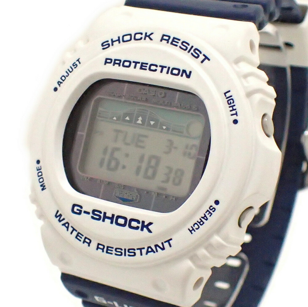 【楽天市場】【美品】《送料無料》 CASIO カシオ『G-SHOCK Gライド』3215 GWX-5700SS-7JF/電波ソーラー/SS ...